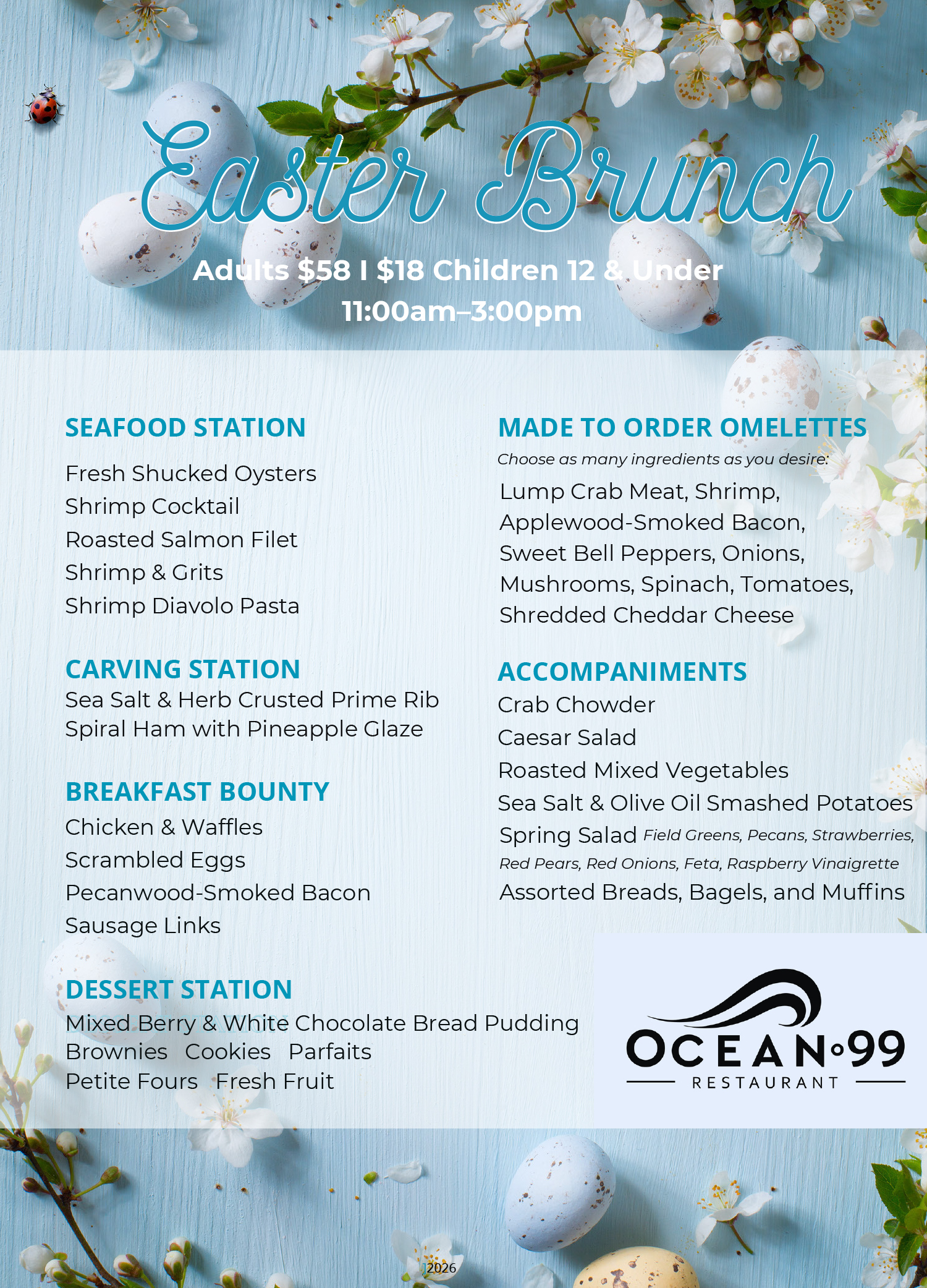 Ocean 99 Restaurant – Bethany Beach Delaware